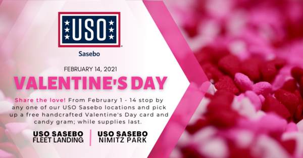 USO Sasebo Valentine's Candy Gram • USO Japan