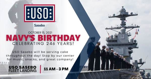 USO Sasebo Navy's Birthday Celebration • USO Japan