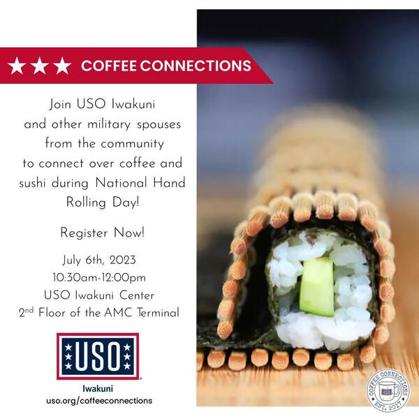 USO Iwakuni July Coffee Connections • USO Japan