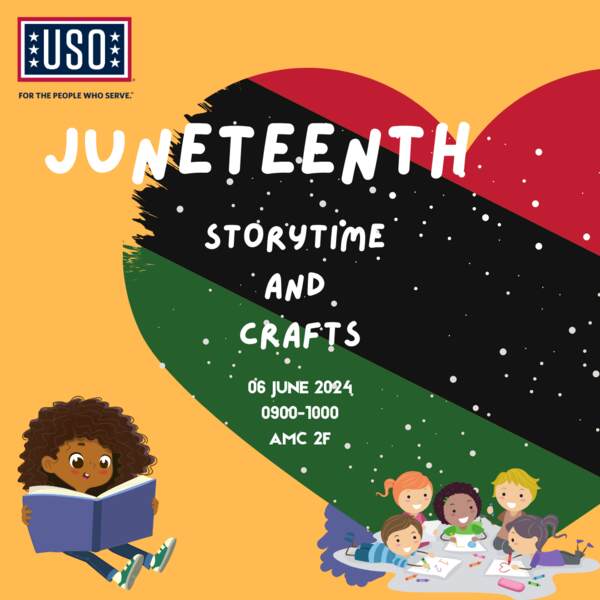 Juneteenth Storytime and crafts • USO Japan