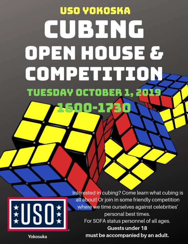 USO Yokosuka Cubing Event • USO Japan